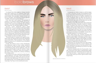 bold brows - thread beauty sample | PPT
