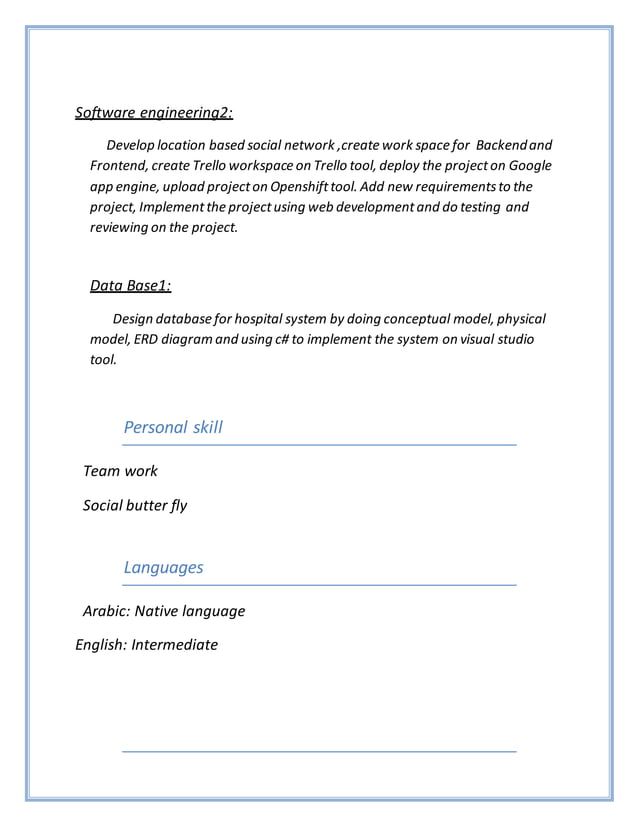 samiha ashraf CV | PDF