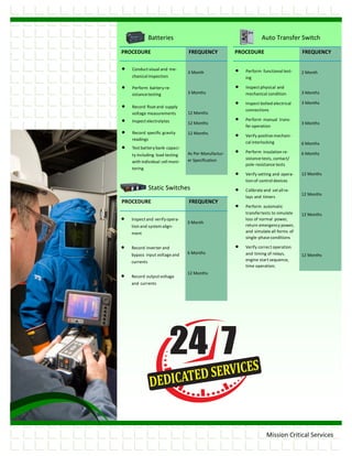 PRASA Mission Critical Services | PDF