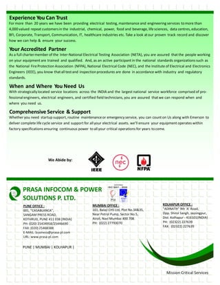 PRASA Mission Critical Services | PDF