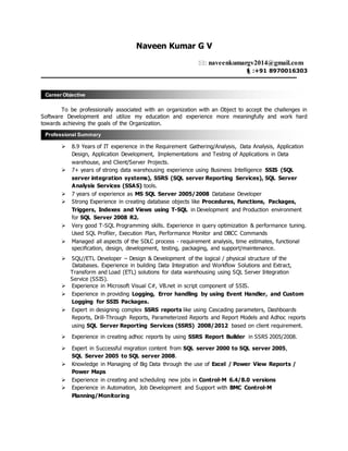 Naveen CV | DOCX
