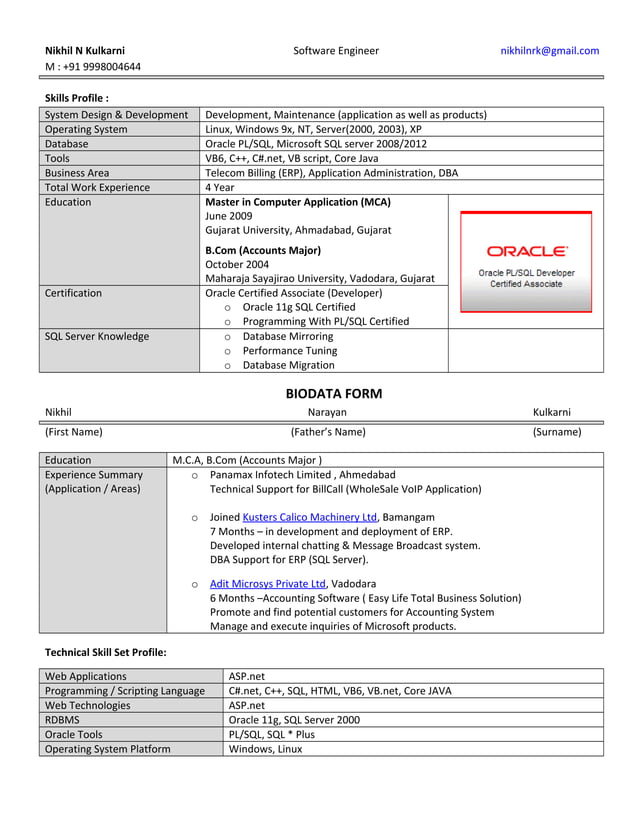 CV - Nikhil(1) | PDF