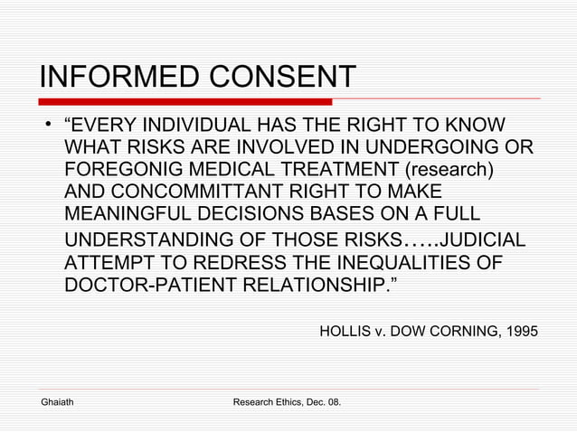 informed consent | PPT
