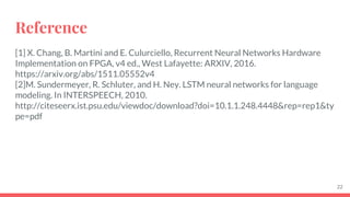 (final) RNN Implementation on FPGA | PDF | Programming Languages | Computing