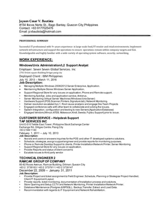 Jayson Bautista Resume | DOCX
