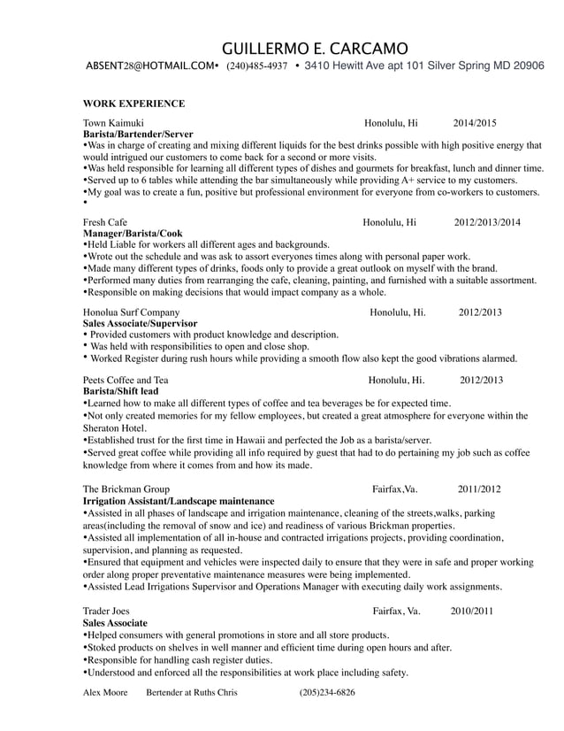 Cali Resume | PDF