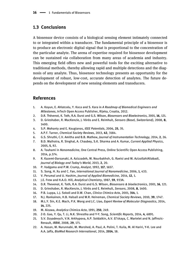 Biosensors Fundamentals and Applications 1st Edition Pandey | PDF