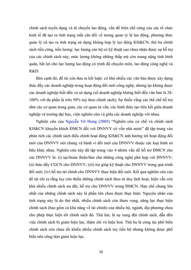 Phát triển hoạt động nghiên cứu và triển khai (R&D) trong các doanh nghiệp Việt Nam | PDF