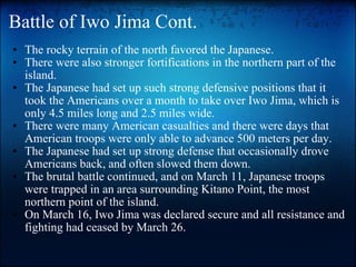 Battle of Iwo Jima | PPT