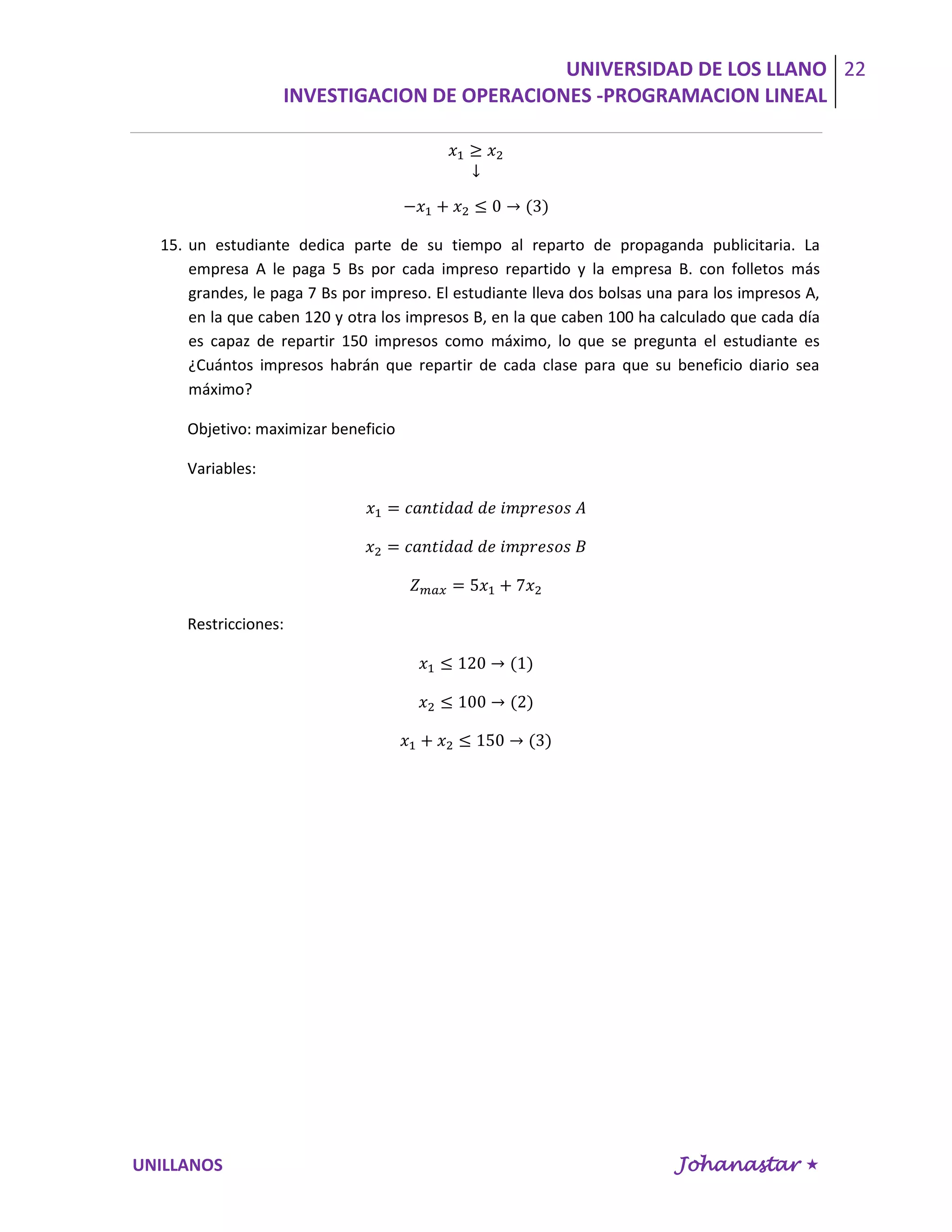 ejercicios-resueltos-programacion-lineal | PDF