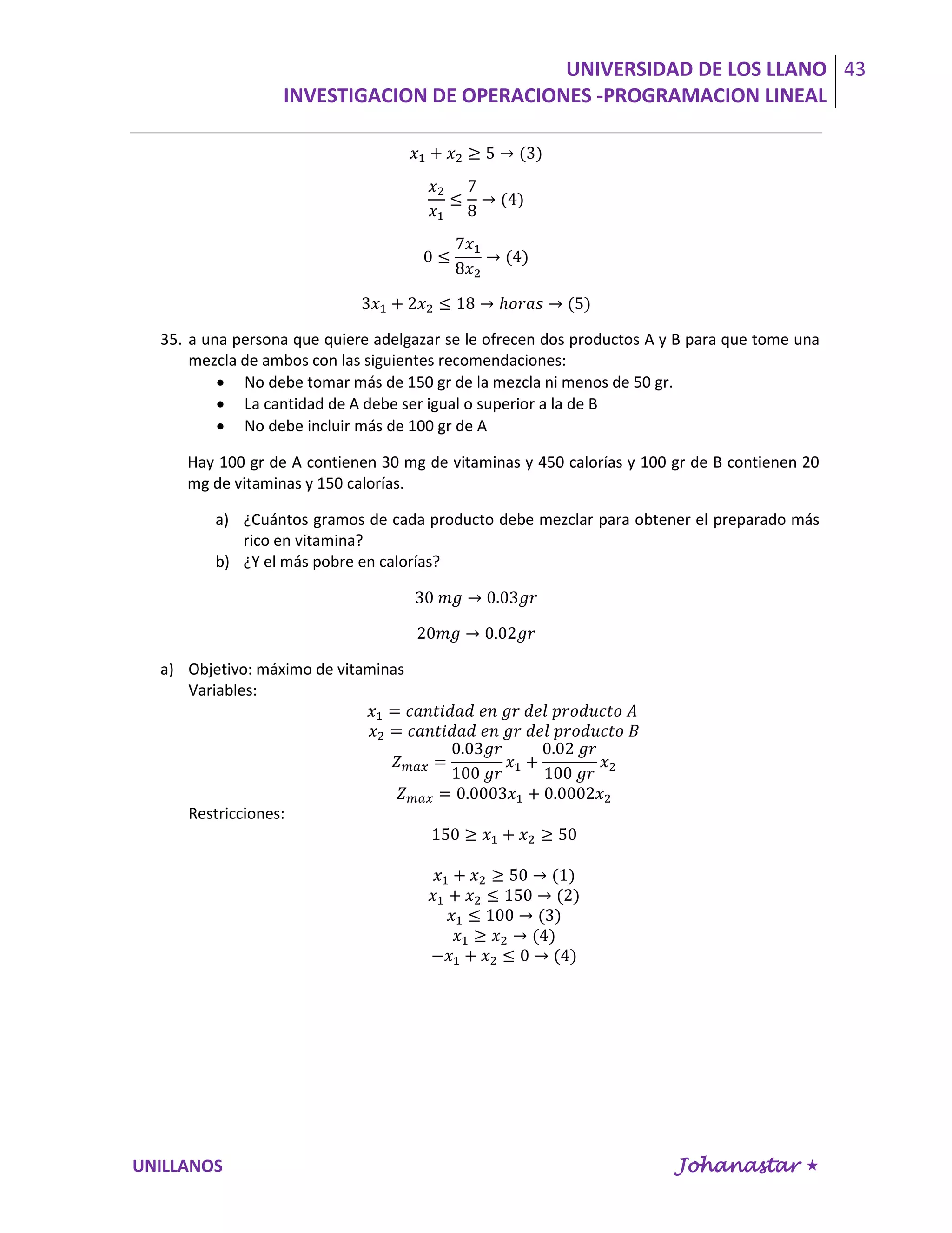 ejercicios-resueltos-programacion-lineal | PDF