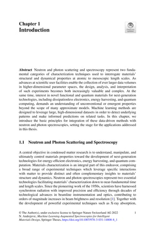Machine Learning Augmented Spectroscopies for Intelligent Materials ...