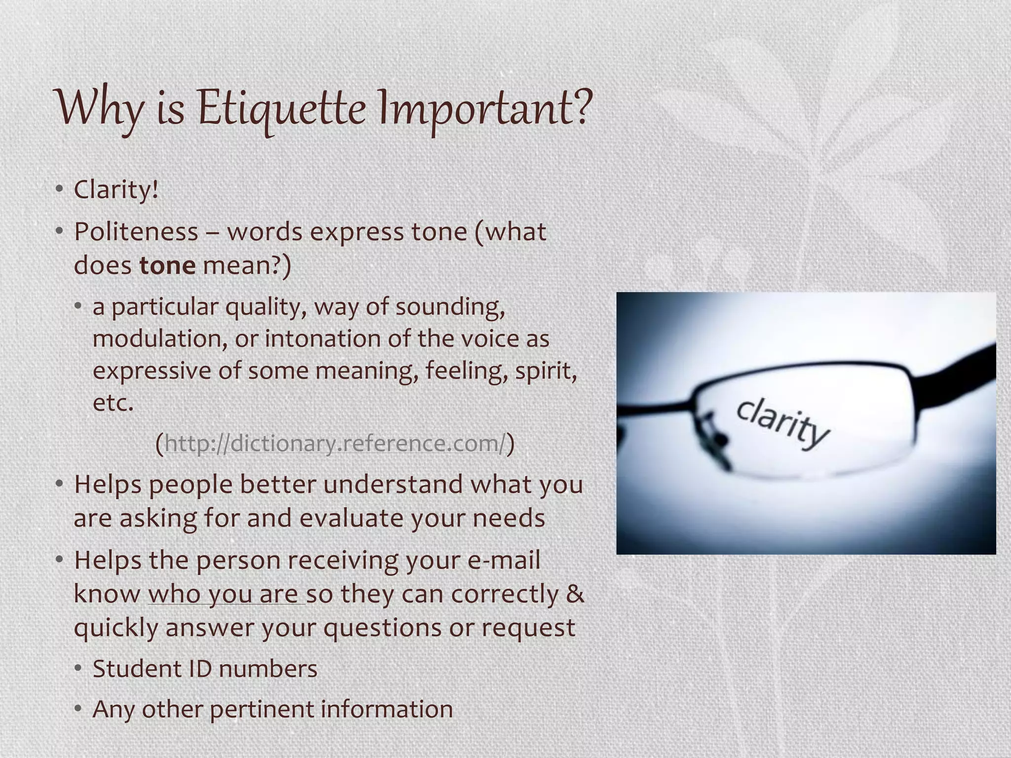 Email Etiquette PPT | PDF