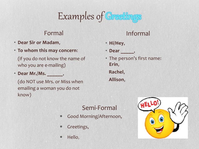 Email Etiquette PPT | PDF