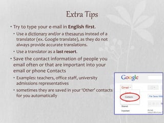 Email Etiquette PPT | PDF