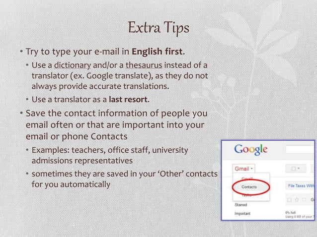 Email Etiquette PPT | PDF