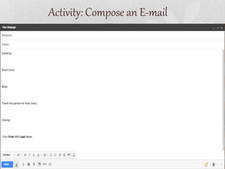 Email Etiquette PPT | PDF