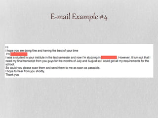 Email Etiquette PPT | PDF
