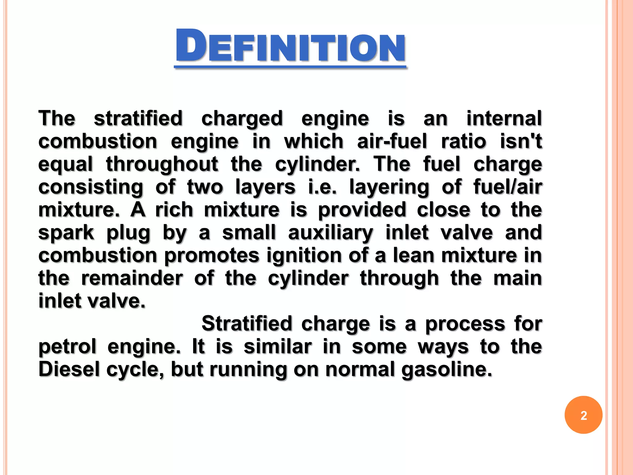 67984329 stratified-charged-engine-ppt | PDF