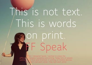 Speak_Typedesign | PDF
