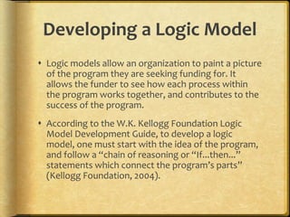 Logic Models | PPTX