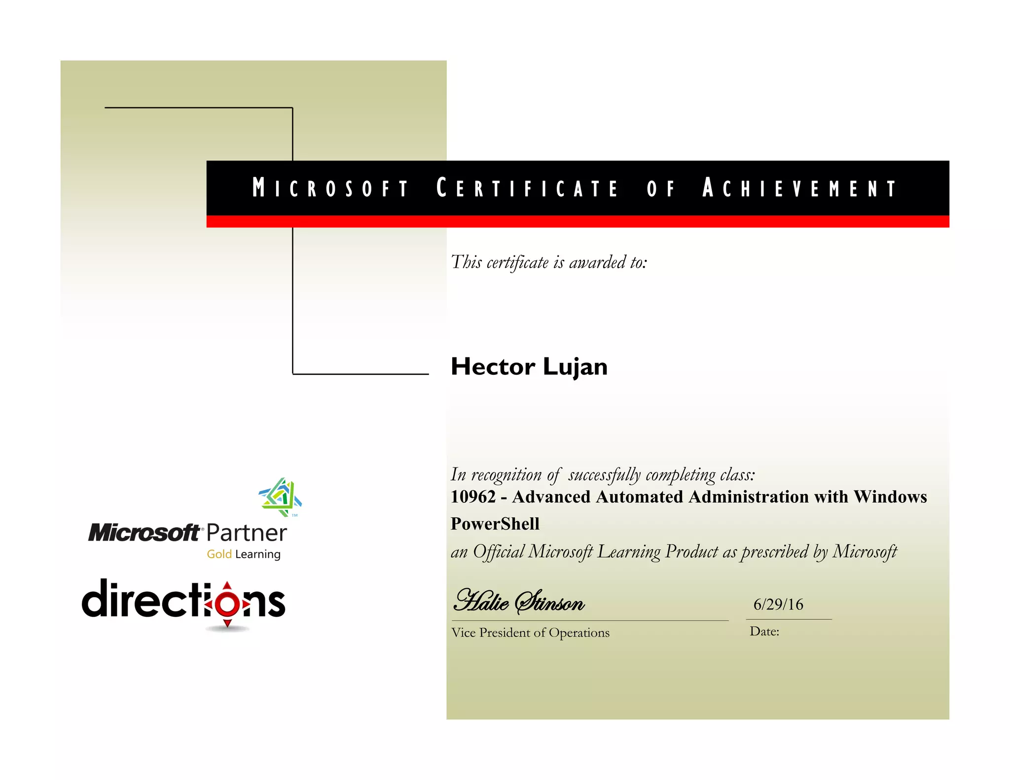 10962 - Advanced Automated Administration with Windows PowerShell | PDF