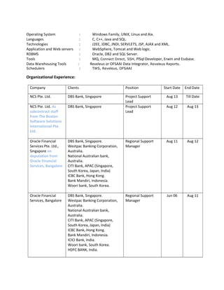 Venkat_Profile | PDF