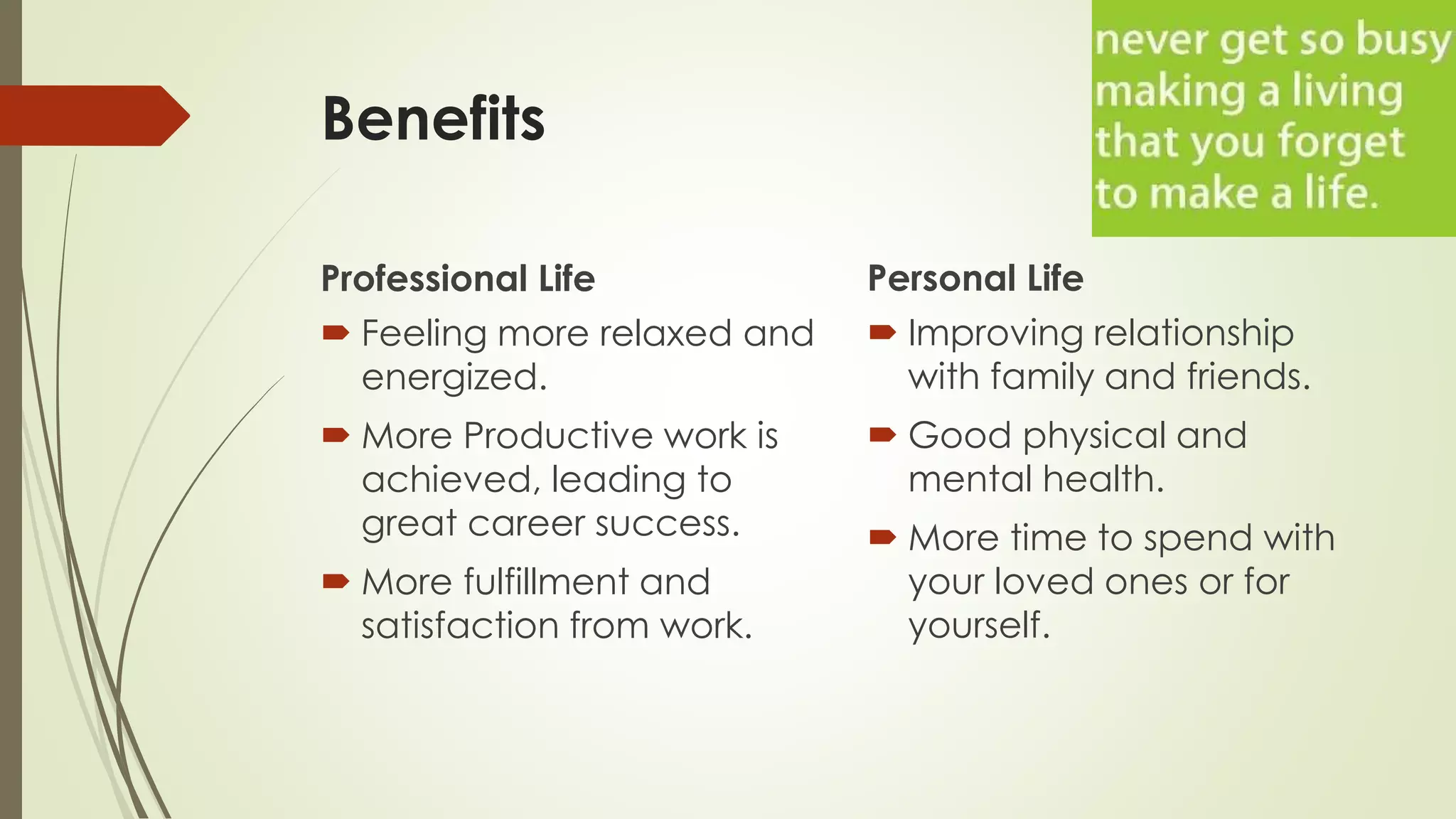 How to Balance Your Personal and Professional Life | PPSX