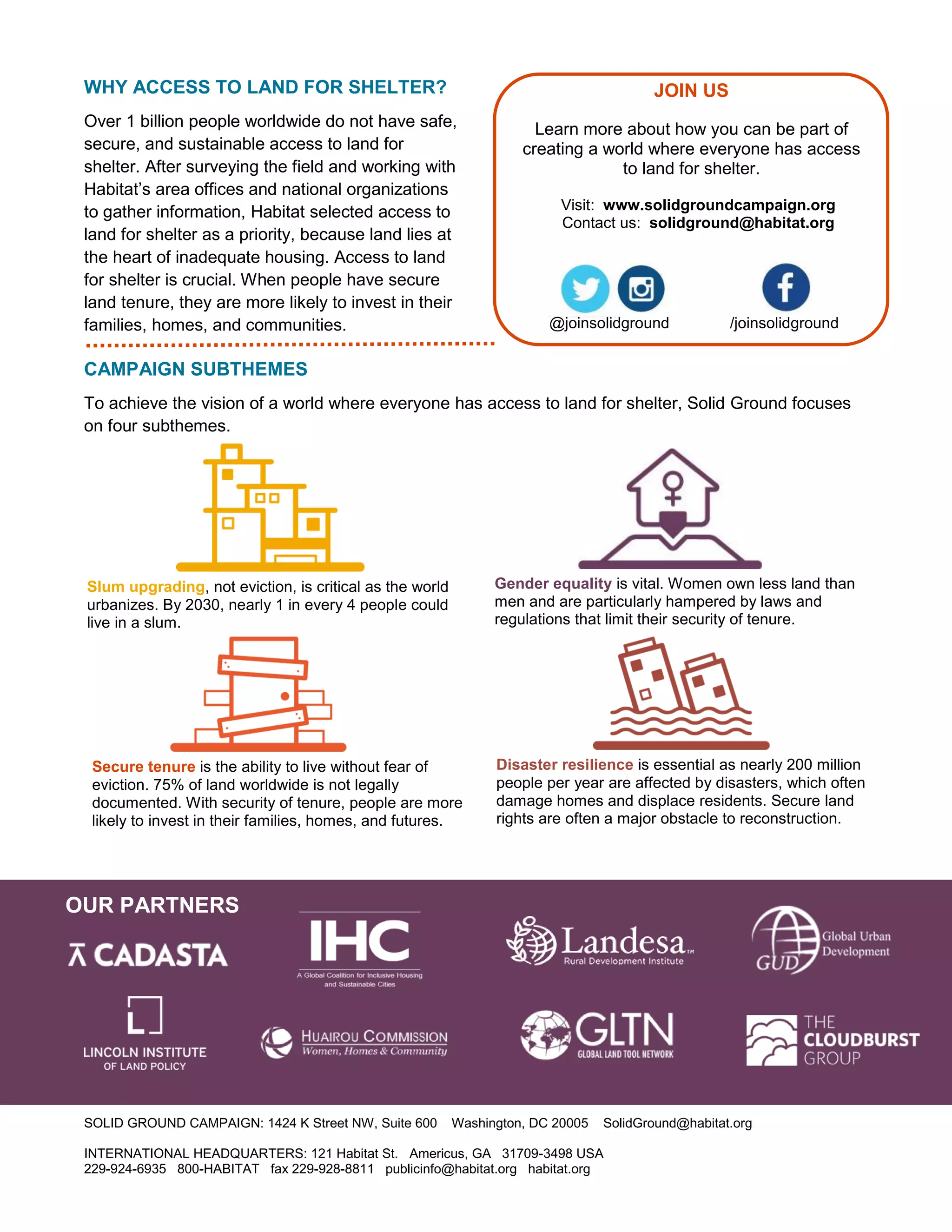 Solid Ground One Pager | PDF