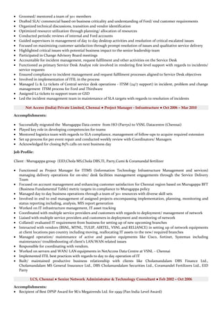 V M Kumaravelan - Resume | DOC