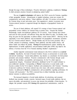 VHA Internal Assessment Overview | DOCX | Healthcare Industry | Industries