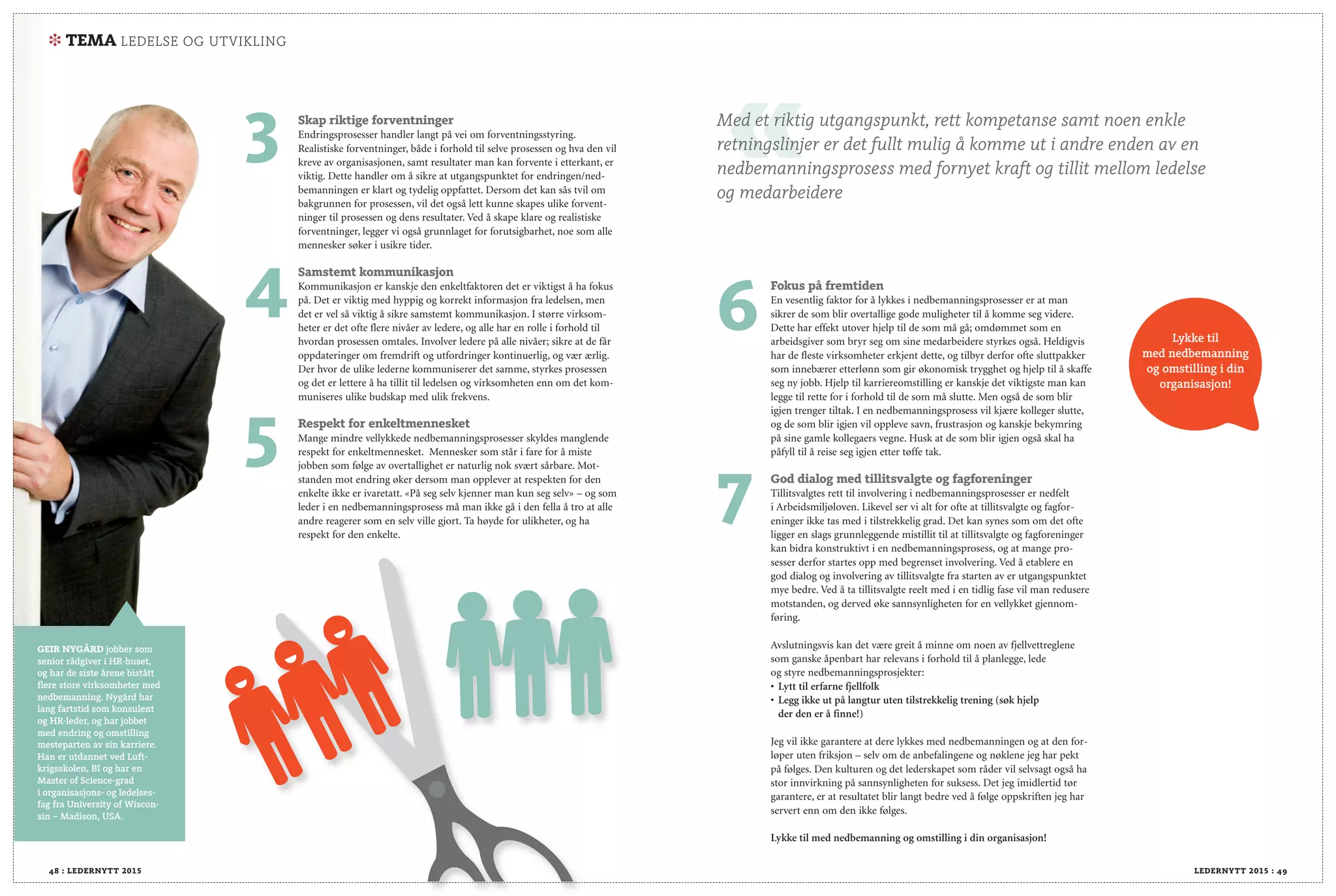 7 tips til hvordan lykkes med nedbemanninger | PPT