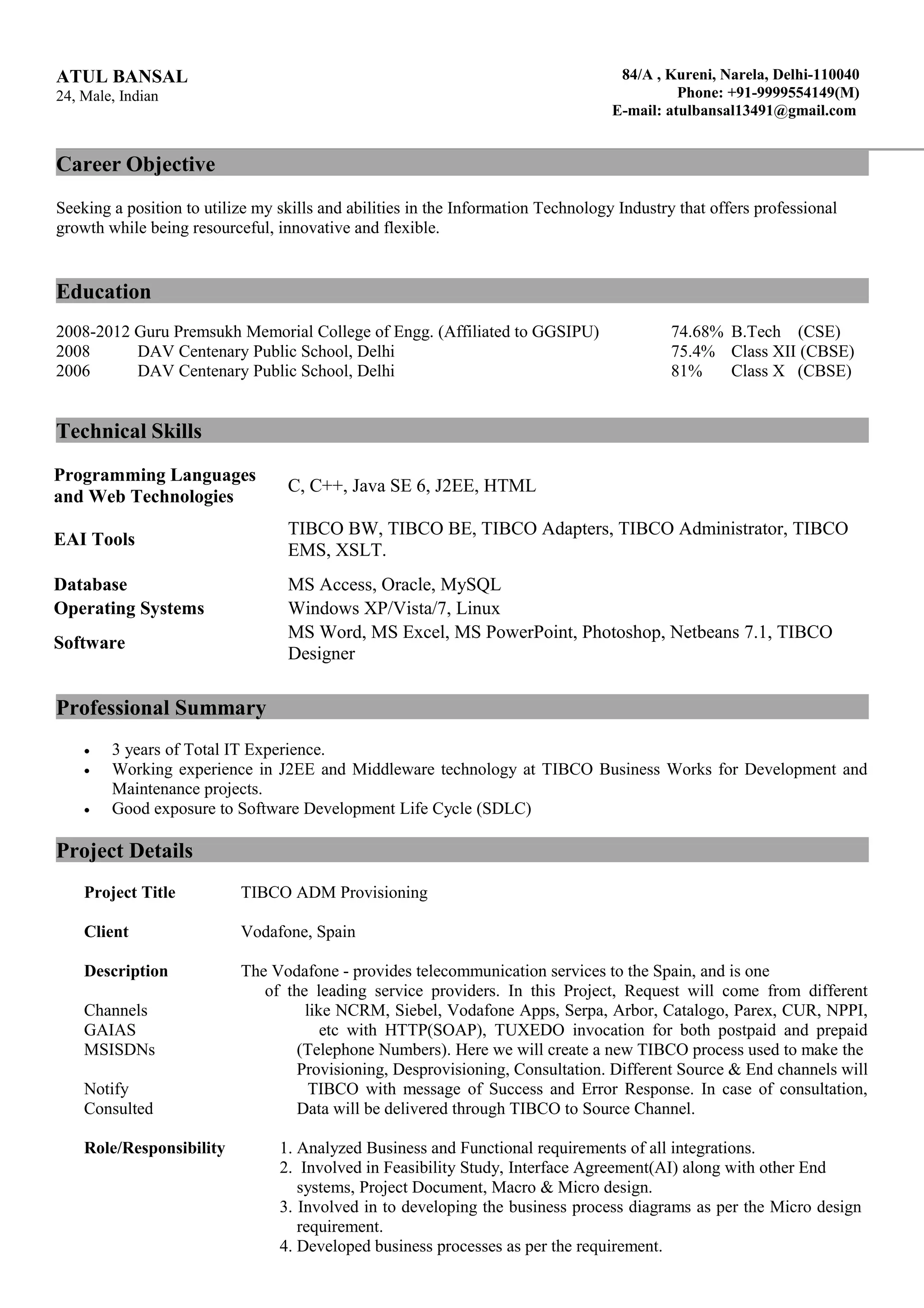 Atul Bansal_CV | PDF