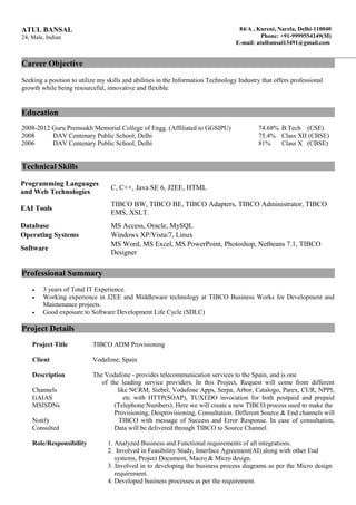 Atul Bansal_CV | PDF