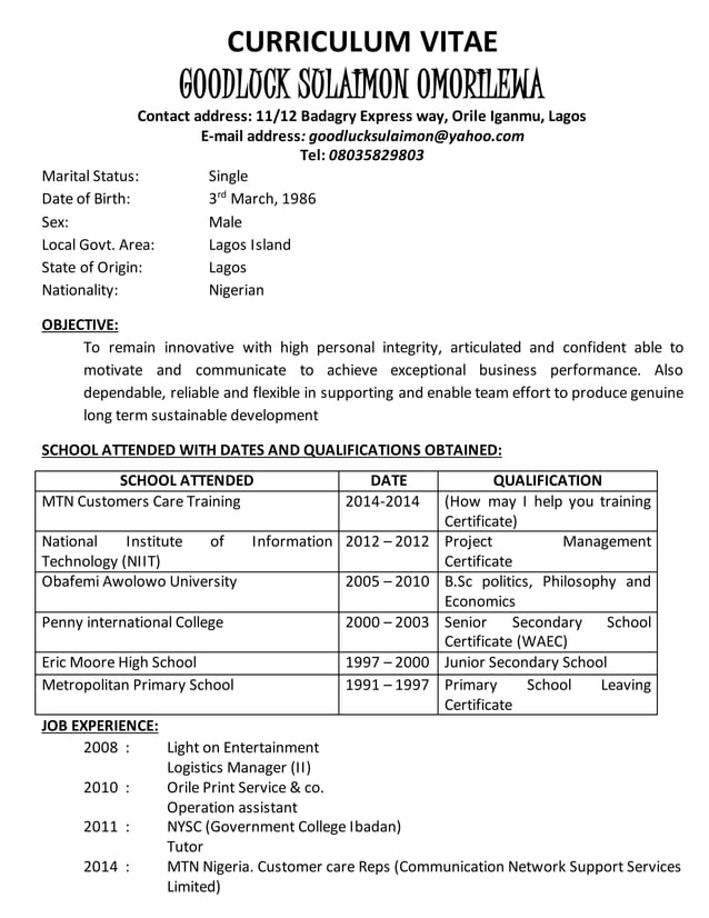 NEW CV | DOCX | Education