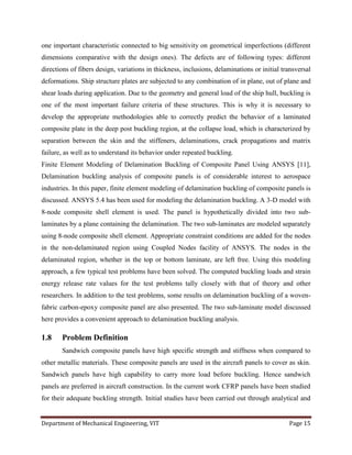 BUCKLING BEHAVIOUR OF CFRP SANDWICH STRUCTURE | PDF
