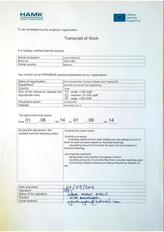 work certificate 1 | PDF