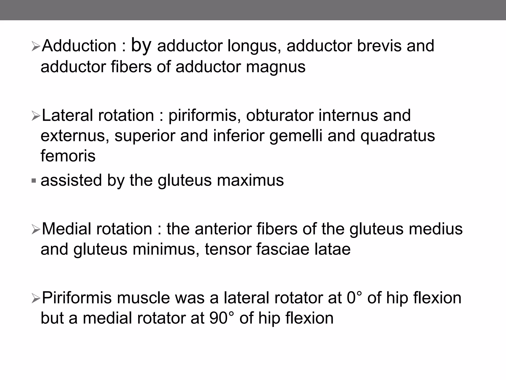 BIOMECHANICS OF HIP JOINT BY Dr. VIKRAM | PPTX