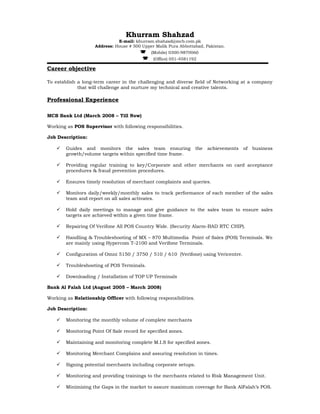 Khurram_Shahzad CV | PDF