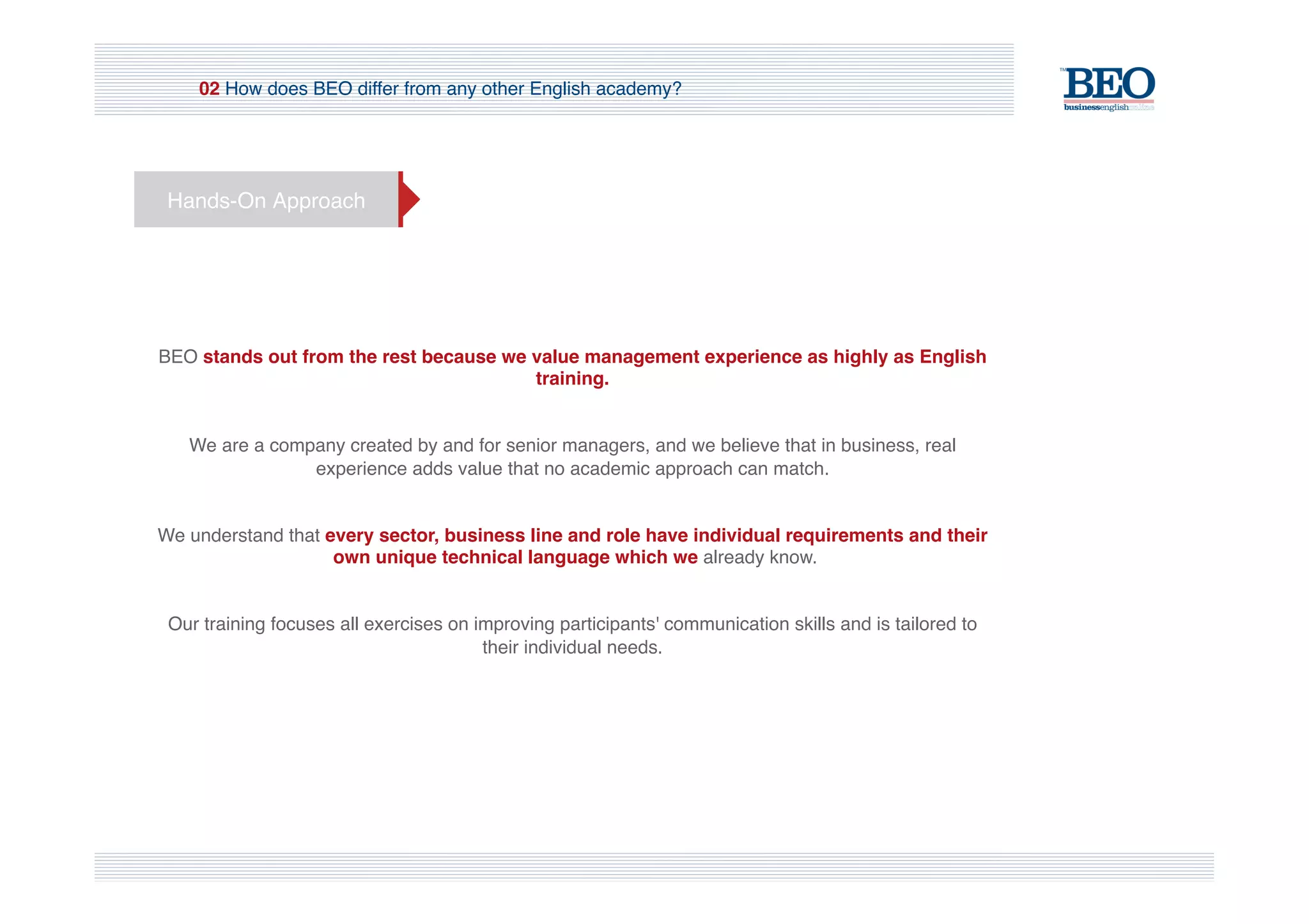 BEO Corporate Presentation