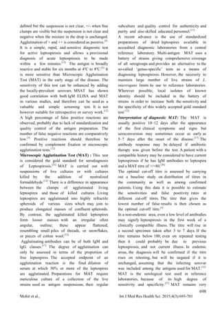 IJMRHS Leptospirosis-Review article | PDF