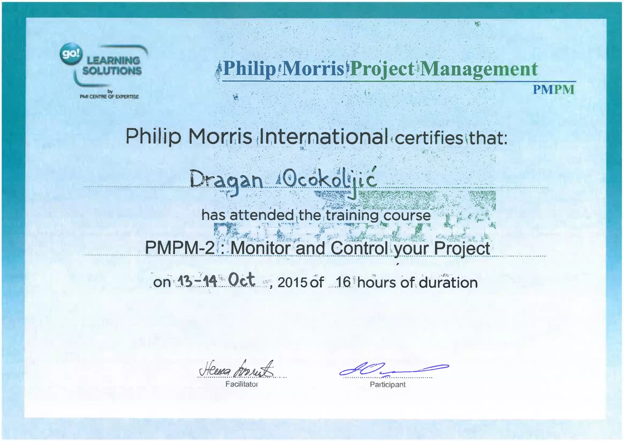 Project Management PMBOK Courses Certificates | PDF