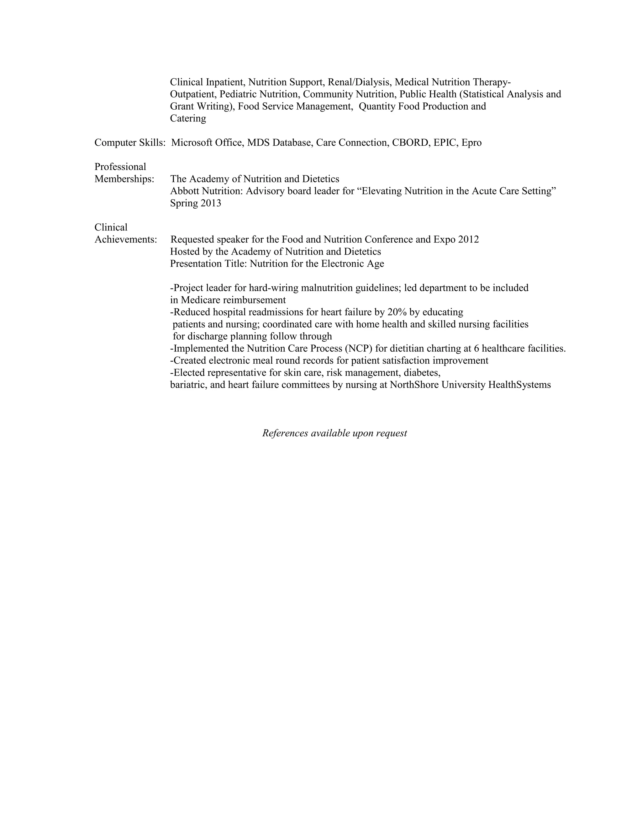 RESUME 2016 SARA SWIDERSKI | DOC