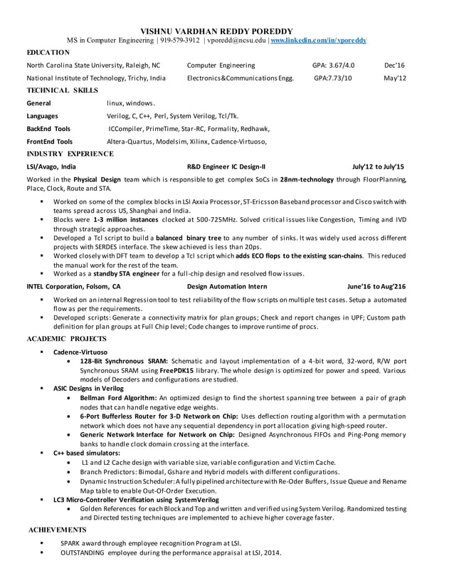 VISHNU POREDDY Resume | DOCX | Programming Languages | Computing