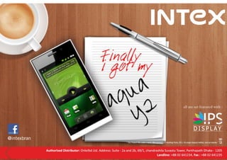 Intex Final Design-Zoheb Hossain | PPT