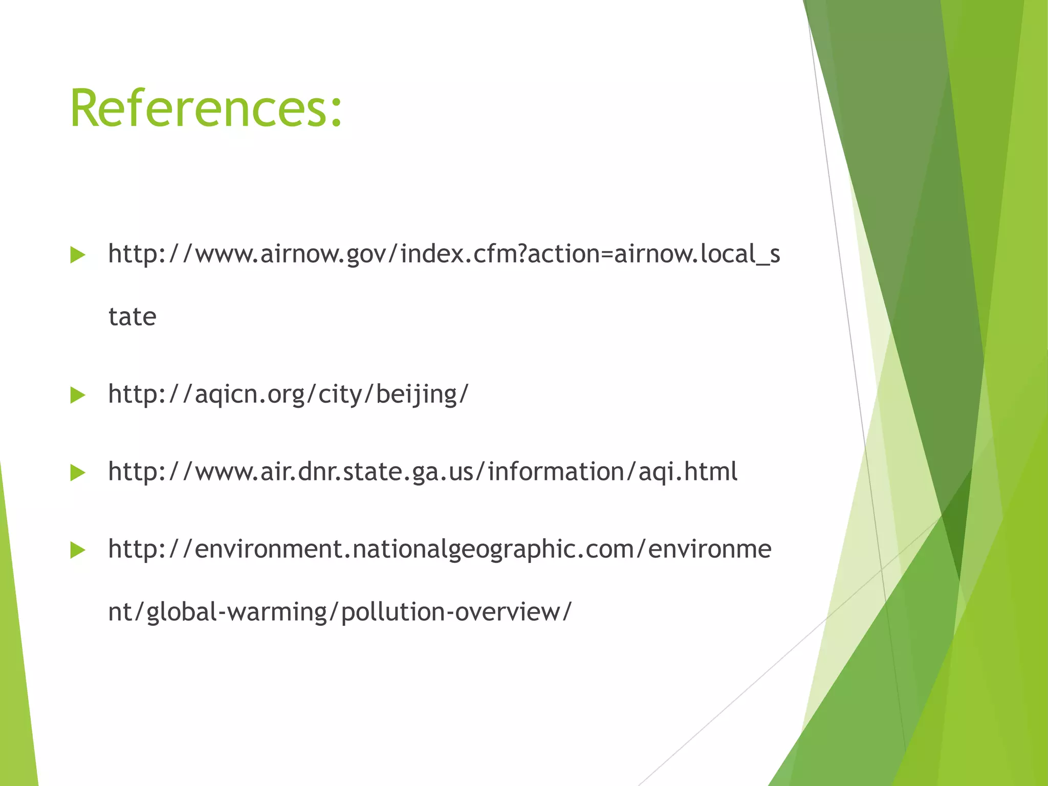 Air Quality Index | PPTX