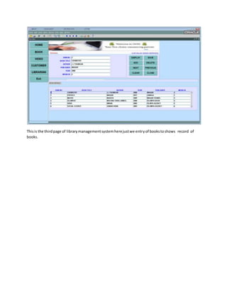 This is login page of library management system | DOCX