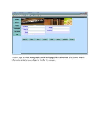 This is login page of library management system | DOCX
