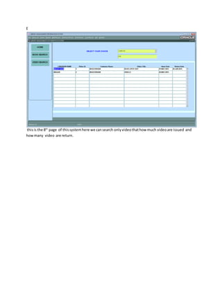 This is login page of library management system | DOCX
