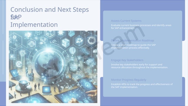 SAP IMPLEMENTATION PROJECT PRESENTATION T | PPT